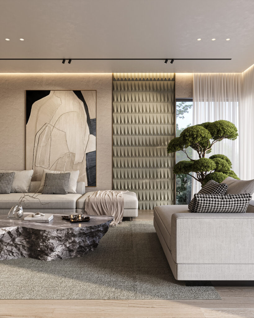 Spectum 3D Wall Tile Dubai | Luxury Feature Wall Design UAE | DORCI